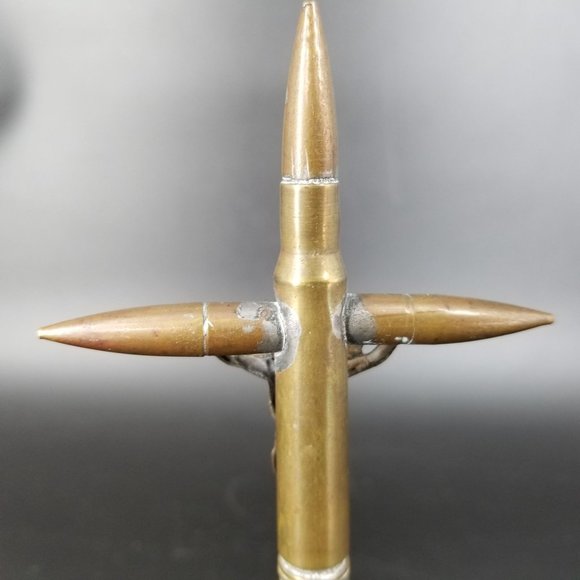 Trench Art | Accents | Antique Wwi Trench Art Cross Crucifix Metal ...